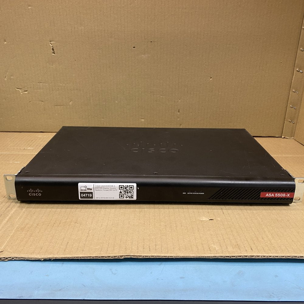 Cisco ASA5508-X Next-Gen Firewall 8-Port Ethernet Security 1U Rack-Mou ...