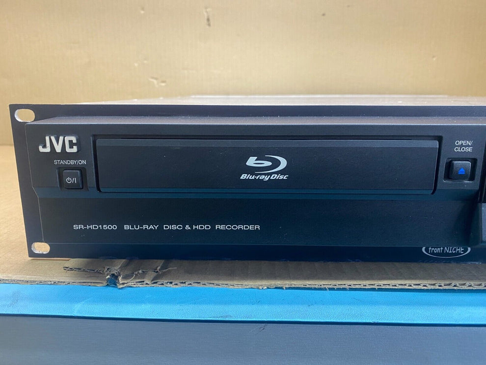 JVC SR-HD1500 Blu-ray HDD Recorder 500GB HDMI AVCHD Pro Video Equipmen ...