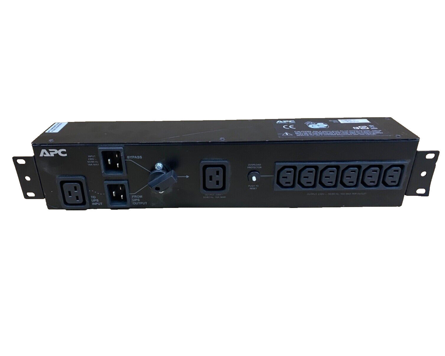 APC SBP3000RMI Service Bypass PDU, 230V 16AMP Rack-Mount Power Unit ...